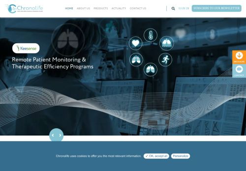 Startup CHRONOLIFE Conçoit des dispositifs médicaux prédictifs