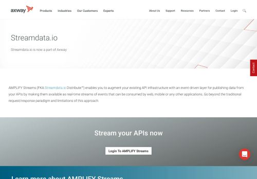 Startup STREAMDATA.IO Technologie de diffusion en temps réel de données provenant des APIs