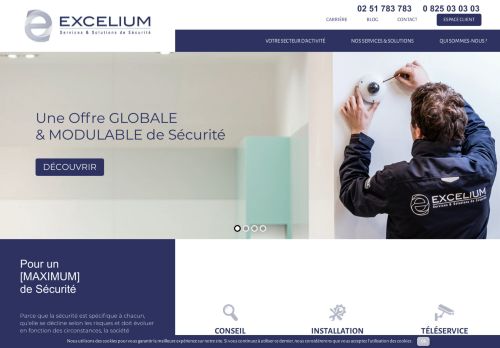 Startup EXCELIUM Spécialise dans la sécurité et télésurveillance