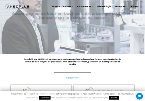 Startup AKEO PLUS Dématérialisation production pièces plastique de ...