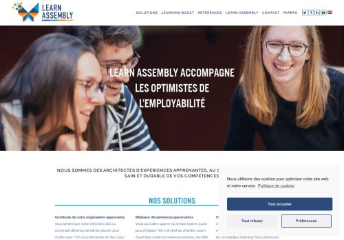 Startup LEARNASSEMBLY L'université collaborative des entrepreneurs et des professionnels du web