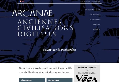Startup ARCANAE Anciennes civilisations digitales